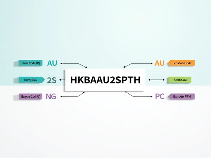通往汇款成功的钥匙深入解析HKBAAU2SPTH SWIFTBIC代码