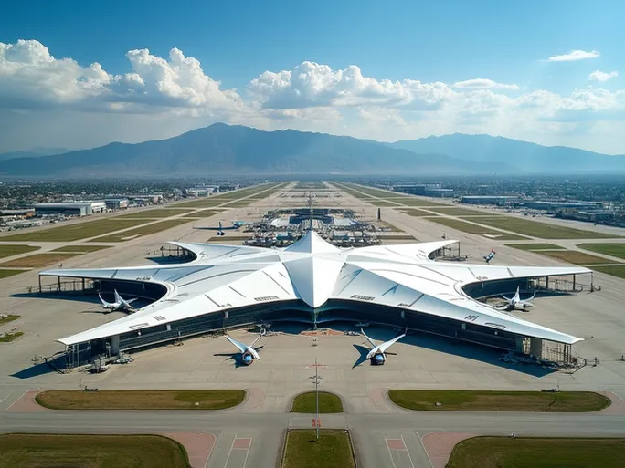 丹佛国际机场美国高原之门的标志性航空枢纽