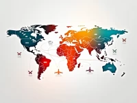 全球机场一览国家与航空的链接