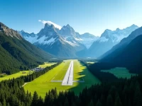 赫尔拉霍夫阿尔卑斯山中的航空枢纽